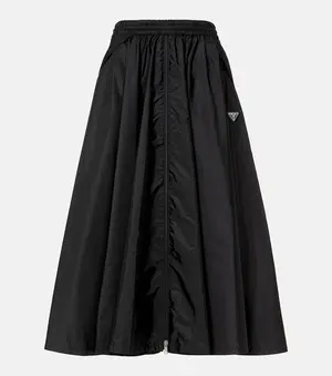 Nylon Midi Skirts