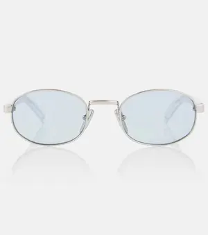 Prada Oval Sunglasses - Silver