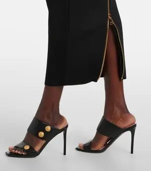 Balmain Knitted Maxi Dress - Black