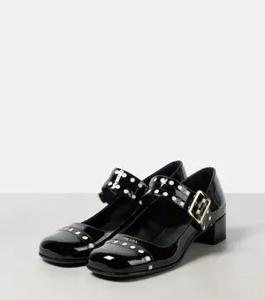 Prada Patent Leather Mary Jane Pumps