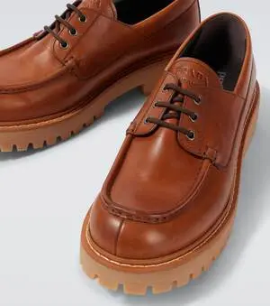 Prada St. Moritz Leather Loafers