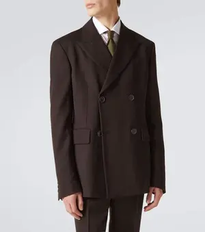 Prada Virgin Wool Gabardine Blazer
