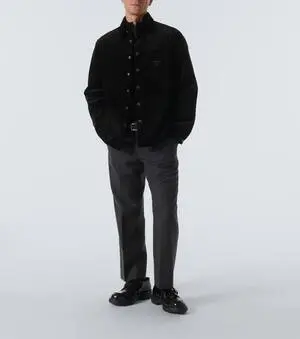Prada Cotton Corduroy Overshirt - Black