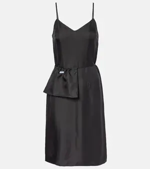 Prada Silk Twill Slip Dress