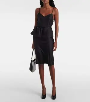 Prada Silk Twill Slip Dress