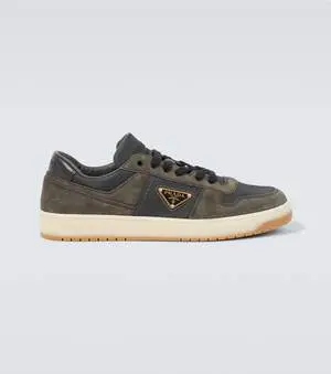 Prada Re-nylon And Suede Sneakers