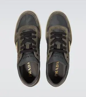 Prada Re-nylon And Suede Sneakers