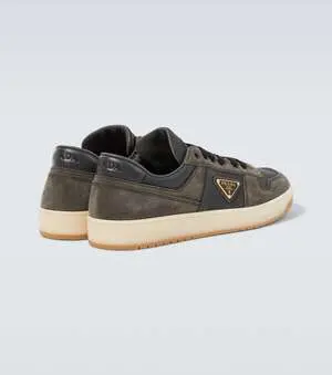 Prada Re-nylon And Suede Sneakers