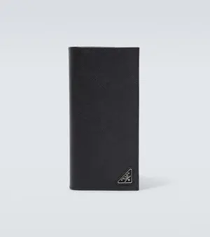 Prada Saffiano Leather Portfolio - Black