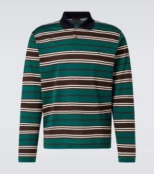 Prada Long Sleeve Polos For Men