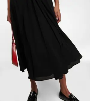 Prada Mockneck Midi Dress