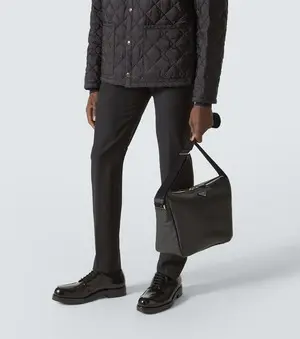 Prada Leather Shoulder Bag - Black
