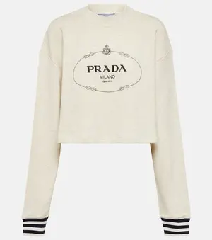 Prada Drop Shoulder Sweaters For Women