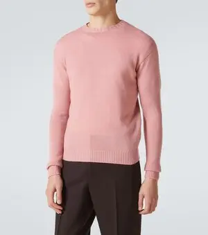 Prada Cashmere Crewneck Sweater - Pink