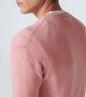Prada Cashmere Crewneck Sweater - Pink