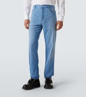 Prada Mid-rise Straight Jeans - Blue