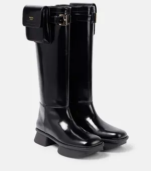 Prada Leather Knee-high Boots