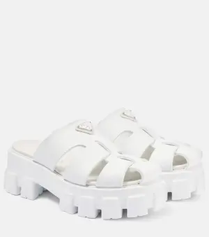 Women's Platform White Sandals