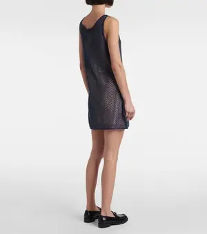 Prada Cotton Mesh Minidress
