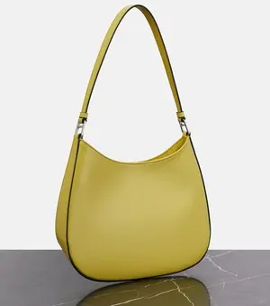 Prada Cleo Small Leather Shoulder Bag - Green
