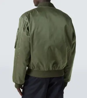 Prada Re-nylon Bomber Jacket - Green