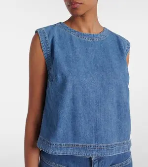 Velvet By Graham & Spencer Loren Denim Top