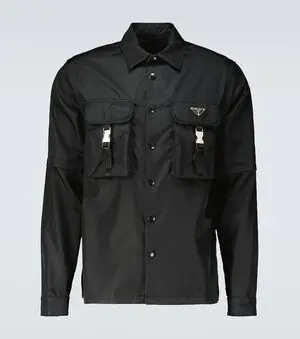 Prada Re-nylon Shirt - Black
