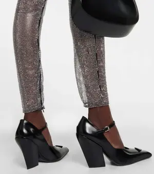 Prada Embellished Mesh Pants