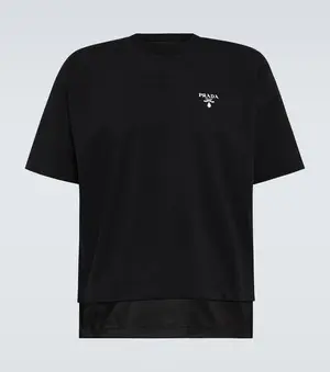 Prada Logo Cotton T-shirt