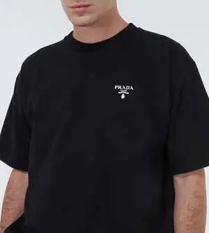 Prada Logo Cotton T-shirt