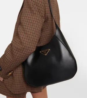 Prada City Medium Leather Shoulder Bag