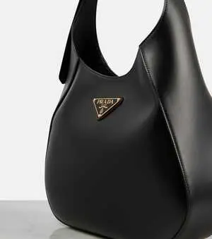 Prada City Medium Leather Shoulder Bag
