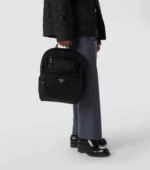 Prada Re-nylon Logo Backpack