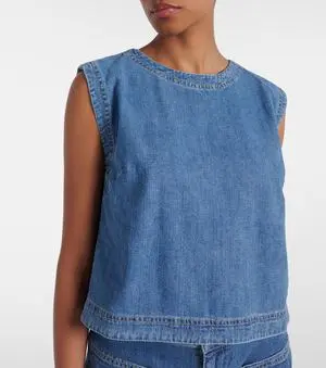 Velvet By Graham & Spencer Loren Denim Top
