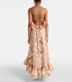 Zimmermann Illuminate Printed Maxi Dress