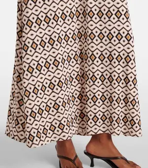 Max Mara Miki Geometric Printed Maxi Dress - Multicoloured