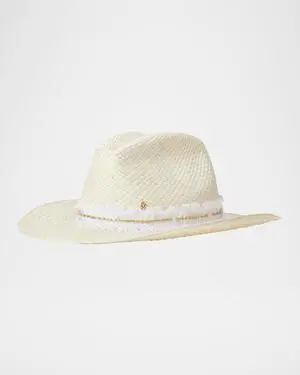 MAISON MICHEL Austin Straw Cowboy Hat