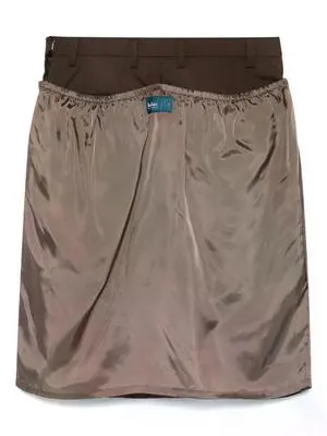 Kolor Layered Shorts - Brown