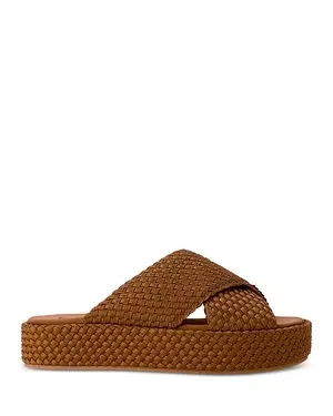 NAGHEDI Laguna Platform Sandals - Teak