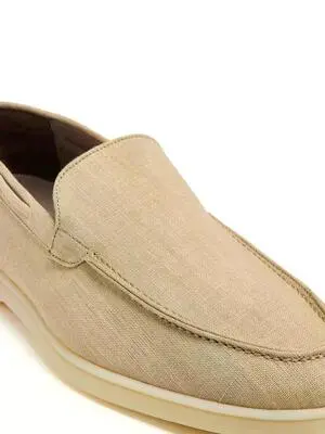AURELIEN Linen Loafers