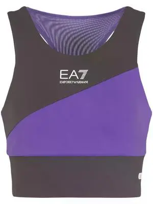 Emporio Armani Dynamic Athlete Sports Bra - Purple
