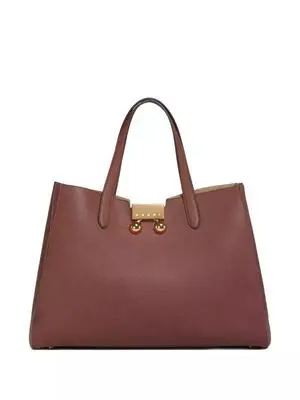 Marni Trunkaroo Medium Tote - Brown