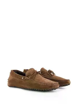 AURELIEN Lace-up Driving Shoes - Brown