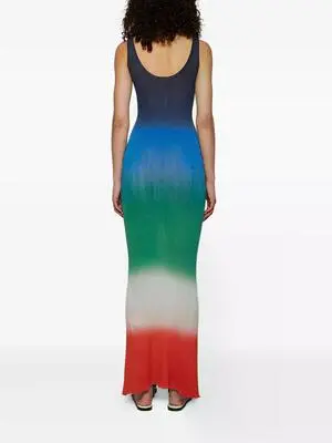 Casablanca Gradient-effect Maxi Dress