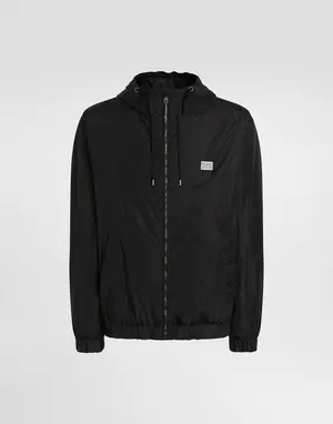 Dolce & Gabbana Technical Fabric Jacket With Logo Tag