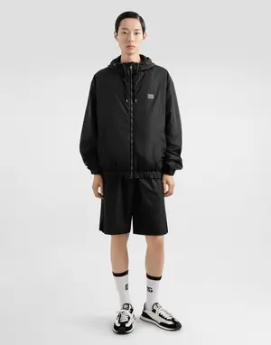 Dolce & Gabbana Technical Fabric Jacket With Logo Tag
