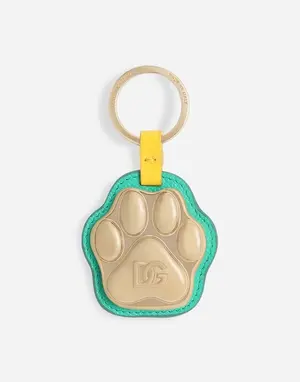 Dolce & Gabbana Calfskin Keychain - Green