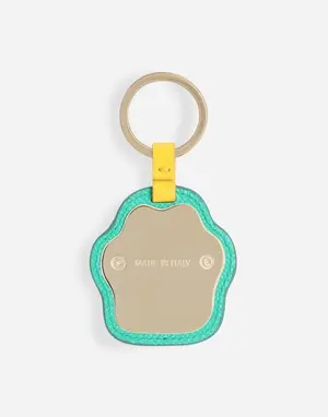 Dolce & Gabbana Calfskin Keychain - Green