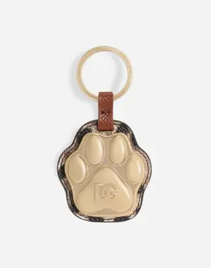 Dolce & Gabbana Calfskin Key Chain - Print
