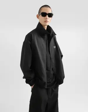 Dolce & Gabbana Wool Jacket With Logo Tag